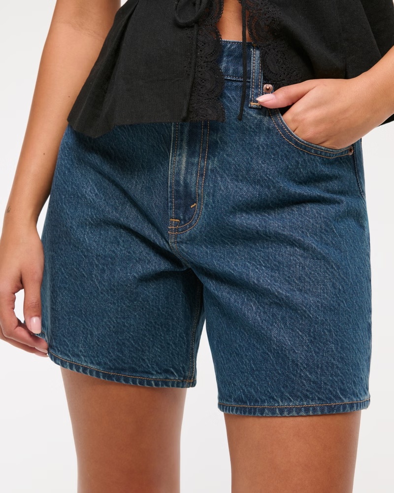 High Rise Loose Short - Abercrombie & Fitch