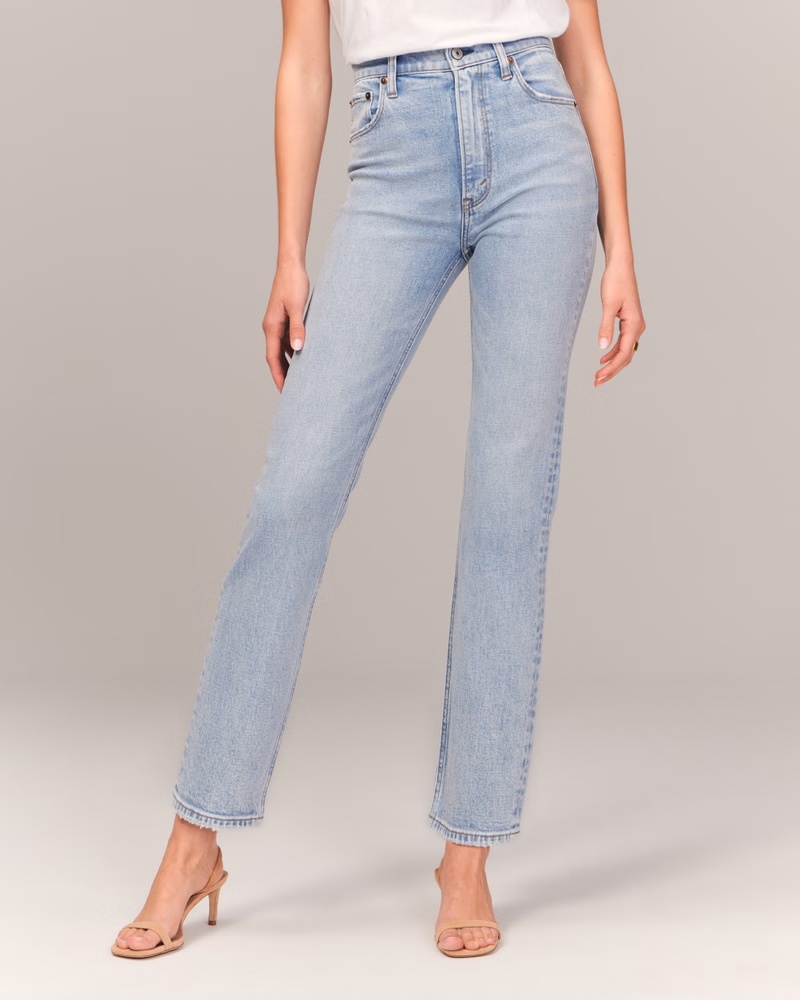 Ultra High Rise Ankle Straight Jean