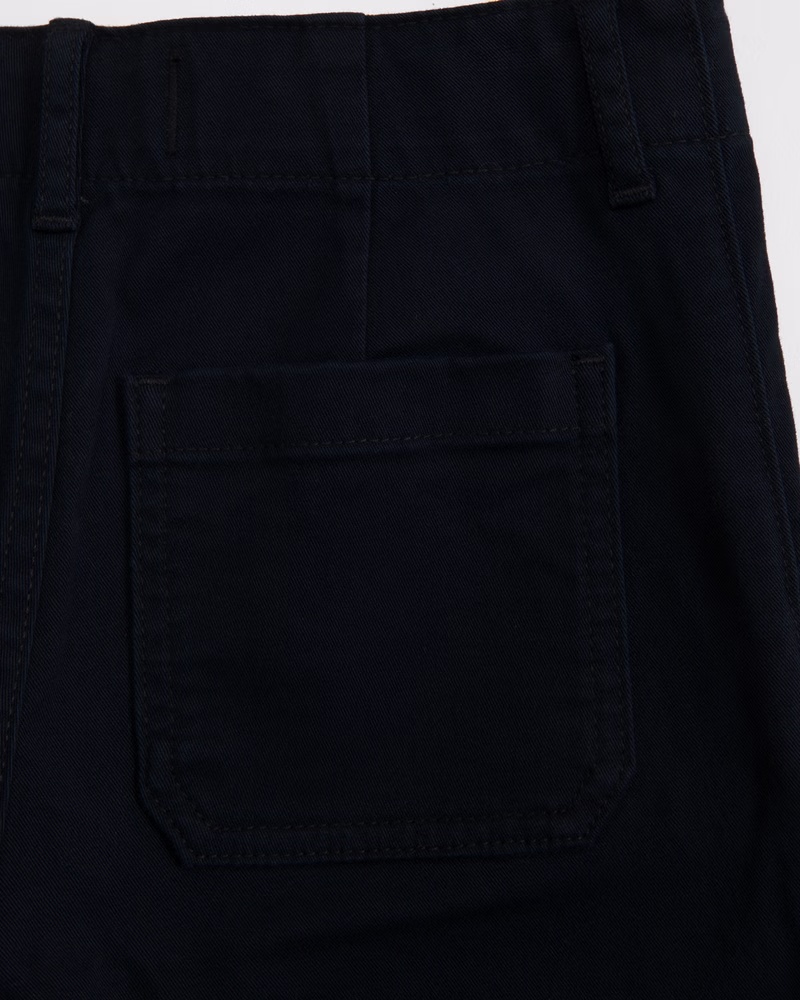 High Rise Wide Leg Uniform Pants - Abercrombie & Fitch