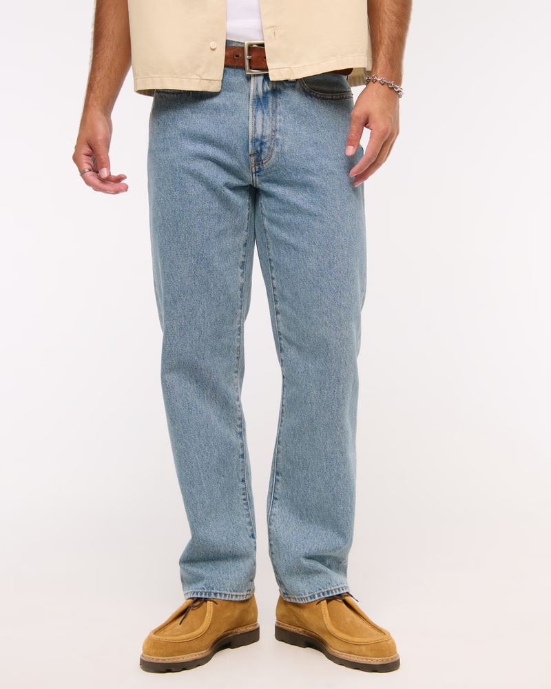 Relaxed Straight Jean - Abercrombie & Fitch