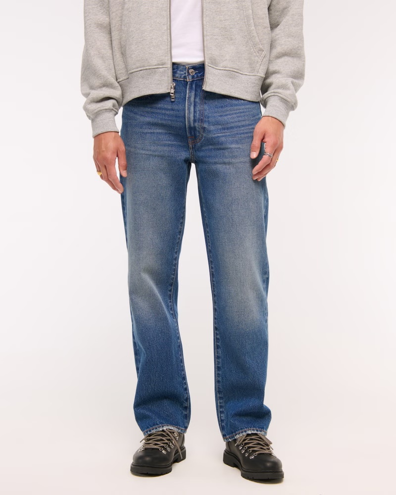 Relaxed Straight Jean - Abercrombie & Fitch