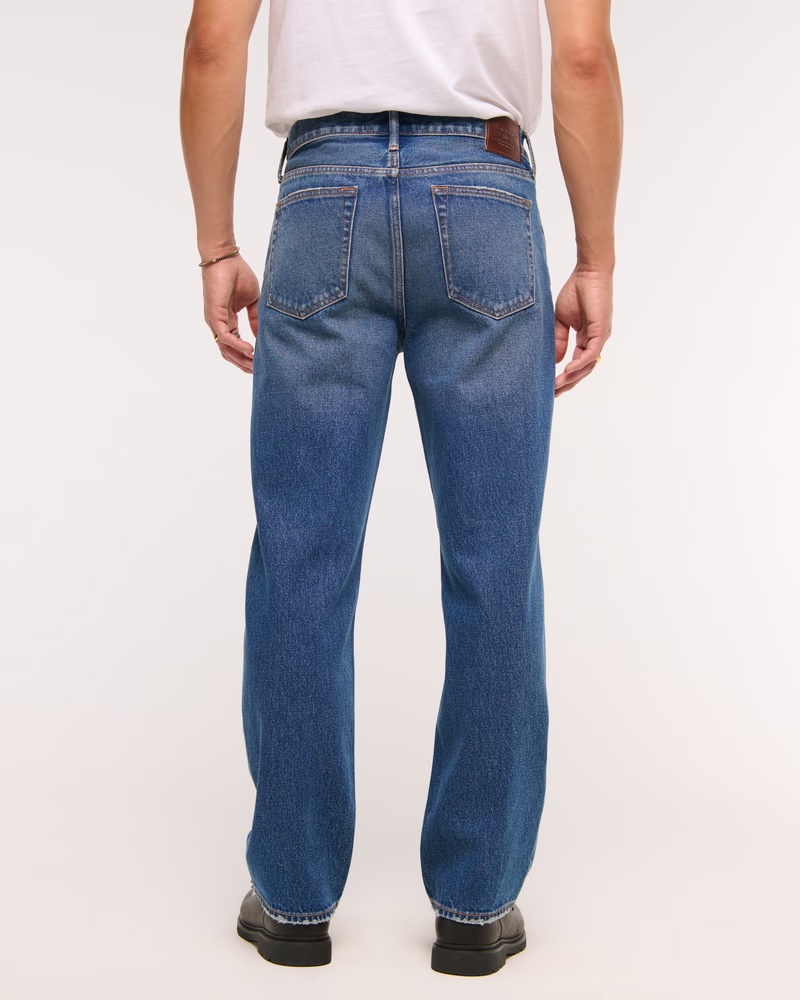 Relaxed Straight Jean - Abercrombie & Fitch