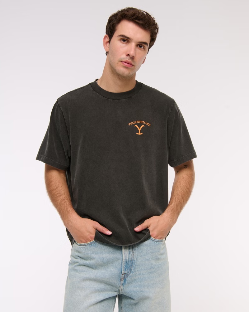 Yellowstone Vintage-Inspired Graphic Tee - Abercrombie & Fitch
