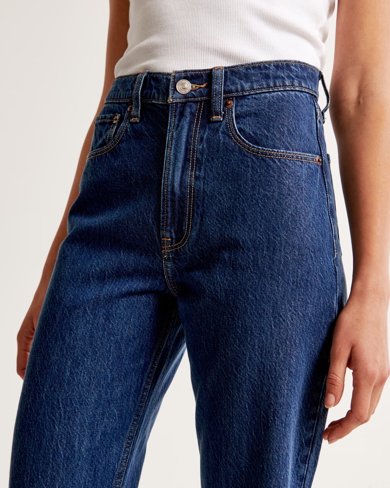 High Rise Loose Jean - Abercrombie & Fitch