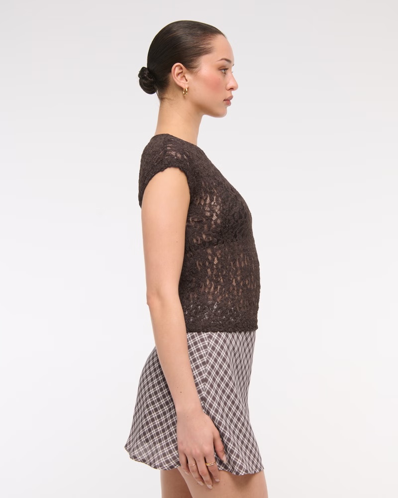 Lace Shell Top - Abercrombie & Fitch